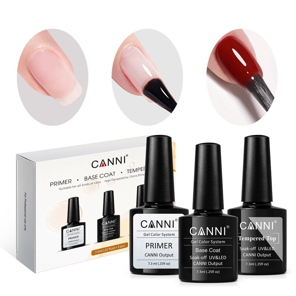 7.3ml Base and Top Coat with Primer Set | CANNI Official