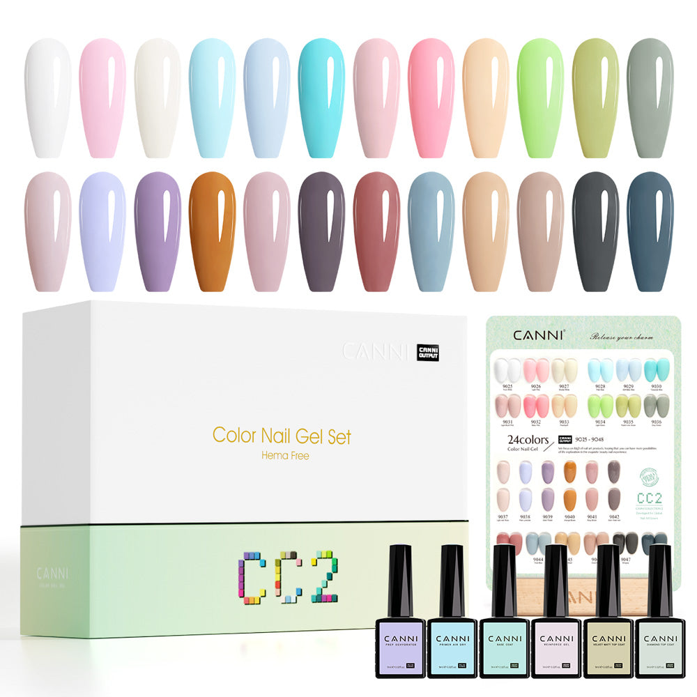 CC2 - HEMA FREE 30pcs Gel Polish Kit | CANNI Official