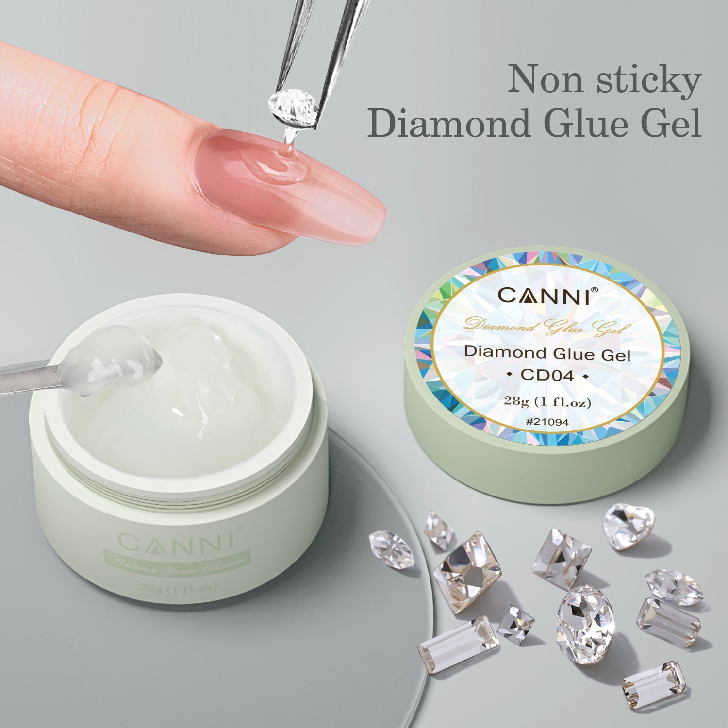Non sticky Diamond Glue Gel 28g | CANNI Official